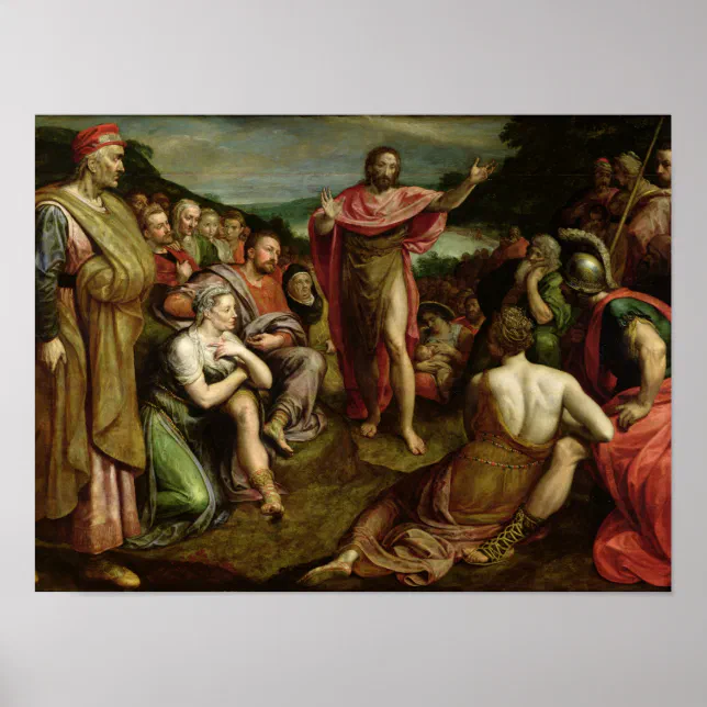 Sermon of St. John the Baptist Poster | Zazzle