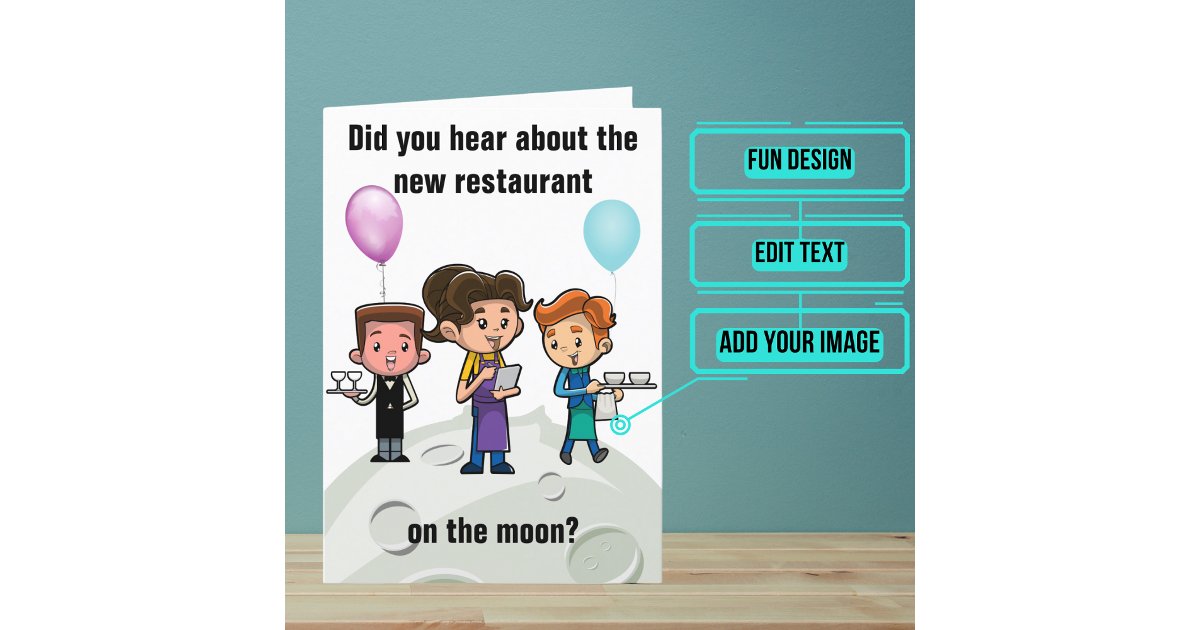 Server Waiter or Waitress Funny Birthday Card | Zazzle