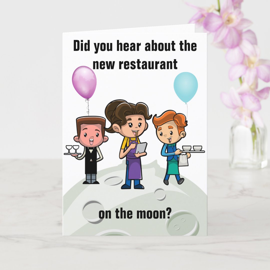 Server Waiter or Waitress Funny Birthday Card | Zazzle