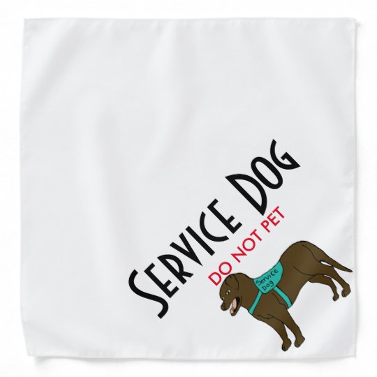 Service Dog Bandana | Zazzle.com