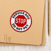 Service Dog Do Not Pet Patch | Zazzle
