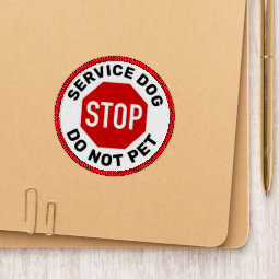 Service Dog Do Not Pet Patch | Zazzle