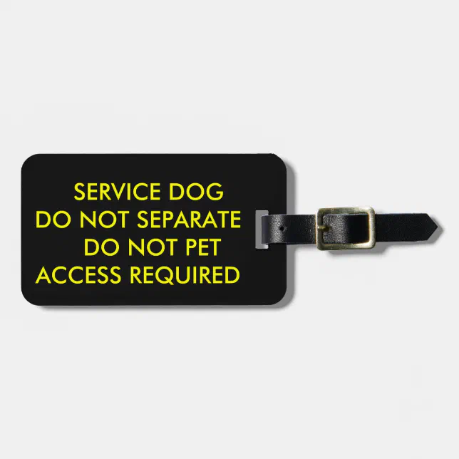 Service Dog ID Tag | Zazzle