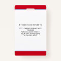 Service Dog In Training Personalized Photo ID Card Badge | Zazzle