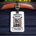 Service Dog Photo ID Luggage Tag | Zazzle