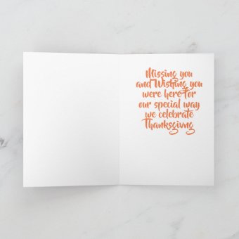 SERVICEMAN OR SERVICE WOMAN'S THANKSGIVING HOLIDAY CARD | Zazzle