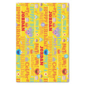 Sesame Pals Celebration Pattern Tissue Paper | Zazzle