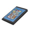 Sesame Sesame | Sesame Pals Doodle Sign Trifold Wallet | Zazzle