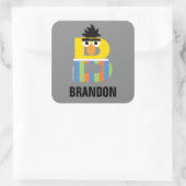 Sesame Street | B is for Bert Square Sticker | Zazzle