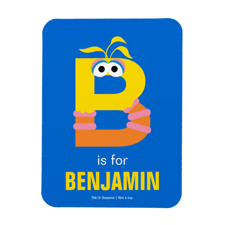 Sesame Street | B is for Big Bird Magnet | Zazzle