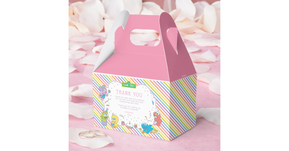 Sesame Street | Baby's First Birthday Favor Boxes | Zazzle
