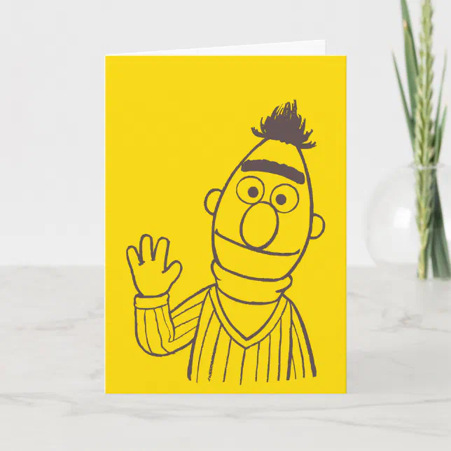 Sesame Street | Bert Bright Card | Zazzle
