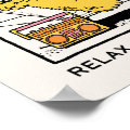 Sesame Street | Big Bird Relax Refresh Recharge Poster | Zazzle