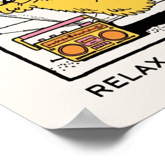 Sesame Street | Big Bird Relax Refresh Recharge Poster | Zazzle
