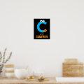 Sesame Street | C is for Cookie Monster Poster | Zazzle