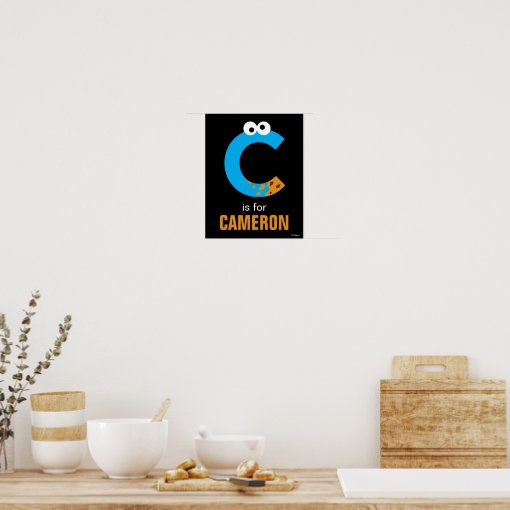 Sesame Street | C is for Cookie Monster Poster | Zazzle