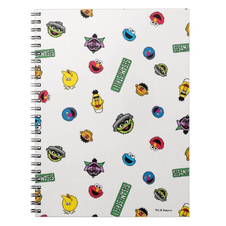 Sesame Street Character Pattern Fabric | Zazzle