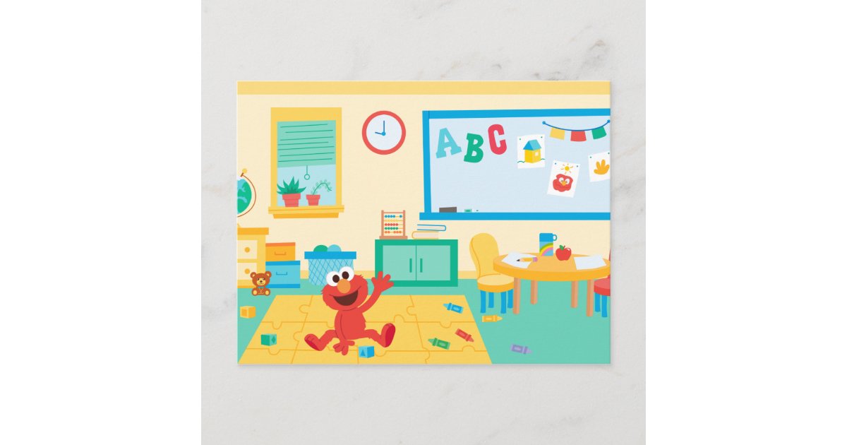 Sesame Street | Classroom Scene Postcard | Zazzle