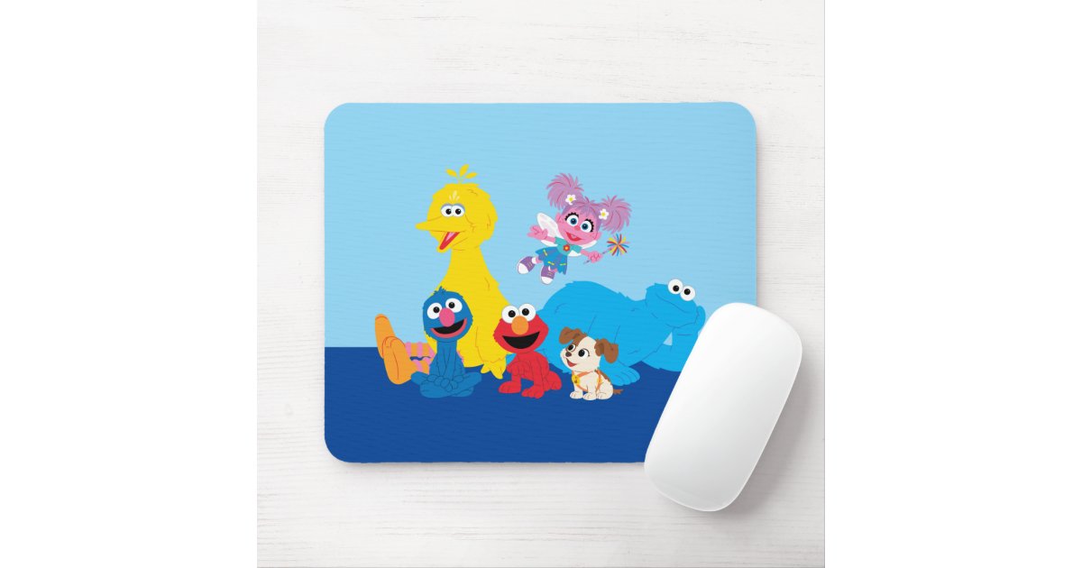 Sesame Street | Colorful Sesame Street Pals Mouse Pad | Zazzle