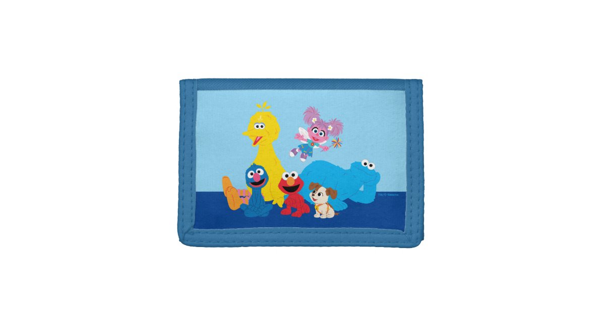 Sesame Street | Colorful Sesame Street Pals Trifold Wallet | Zazzle