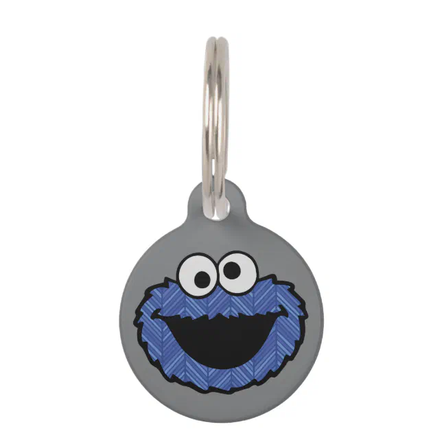 Sesame Street | Cookie Monster | 80's Throwback Pet ID Tag | Zazzle