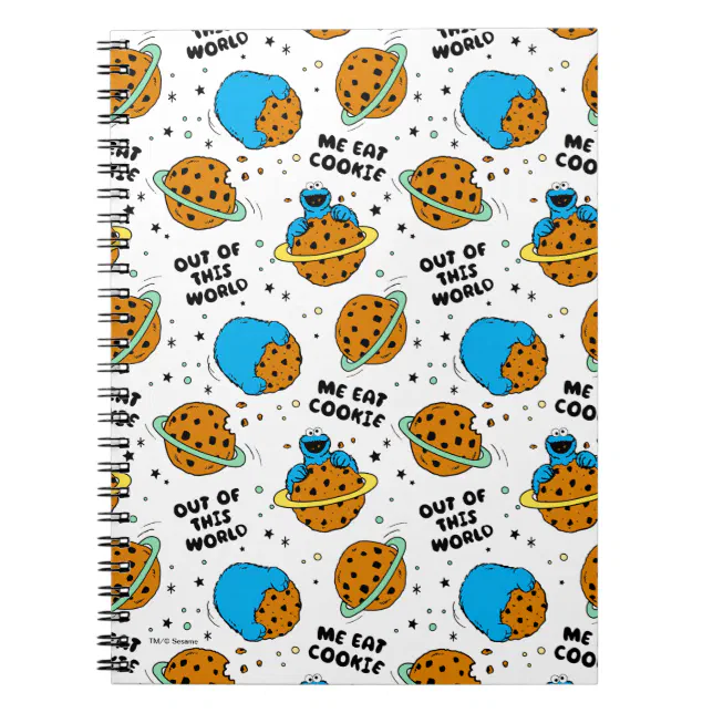 Sesame Street | Cookie Monster Out of This World Notebook | Zazzle