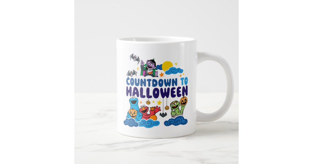 Sesame Street | Countdown to Halloween Giant Coffee Mug | Zazzle