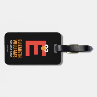 Sesame Street | E is for Elmo Luggage Tag | Zazzle