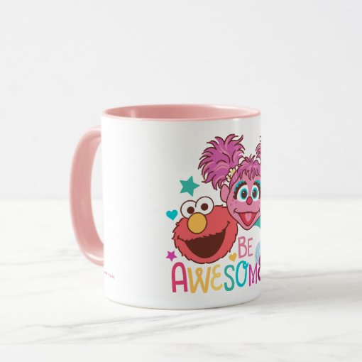 Sesame Street | Elmo & Abby - Be Awesome Mug | Zazzle