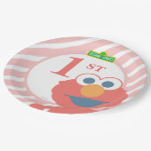 Sesame Street | Elmo - Baby Birthday Paper Plate | Zazzle