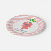 Sesame Street | Elmo - Baby Birthday Paper Plate | Zazzle