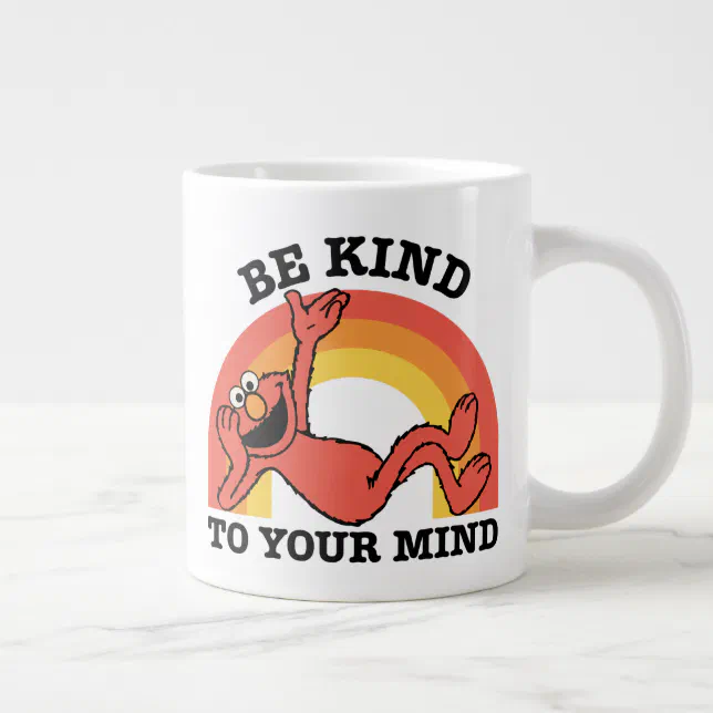 Sesame Street | Elmo Be Kind to Your Mind Giant Coffee Mug | Zazzle