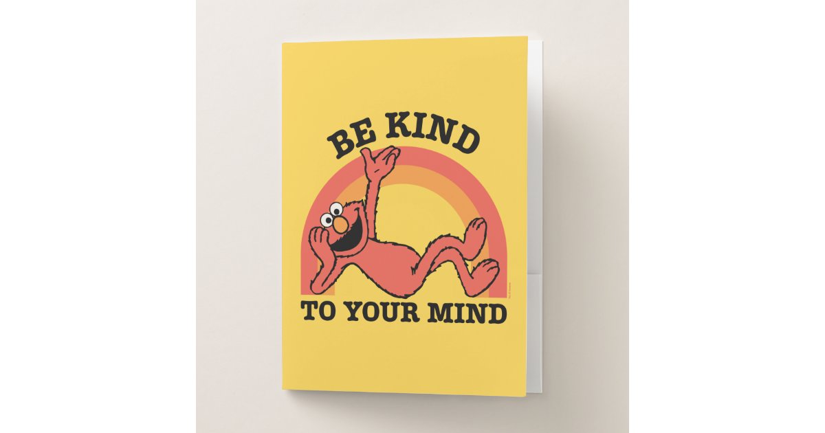 Sesame Street | Elmo Be Kind to Your Mind Pocket Folder | Zazzle