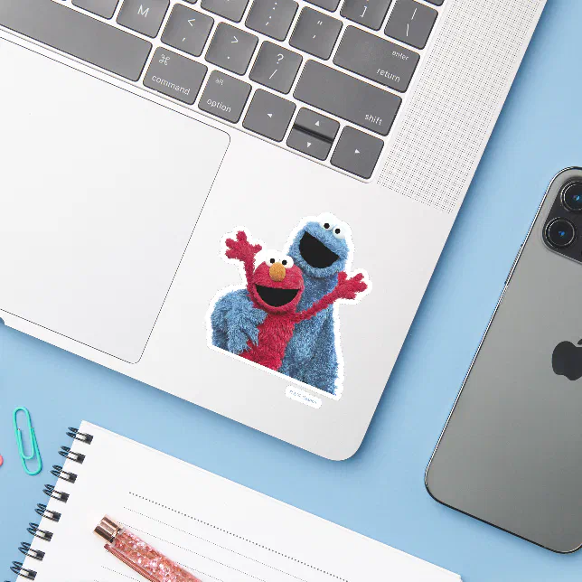 Sesame Street | Elmo & Cookie Monster Sticker | Zazzle