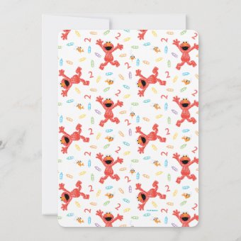 Sesame Street Elmo | Crayon Birthday Invitation | Zazzle