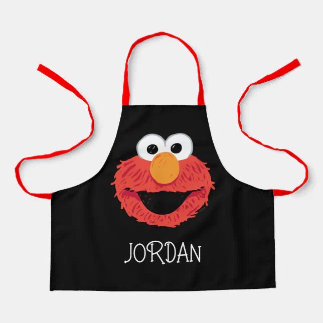 Sesame Street | Elmo Face Apron | Zazzle