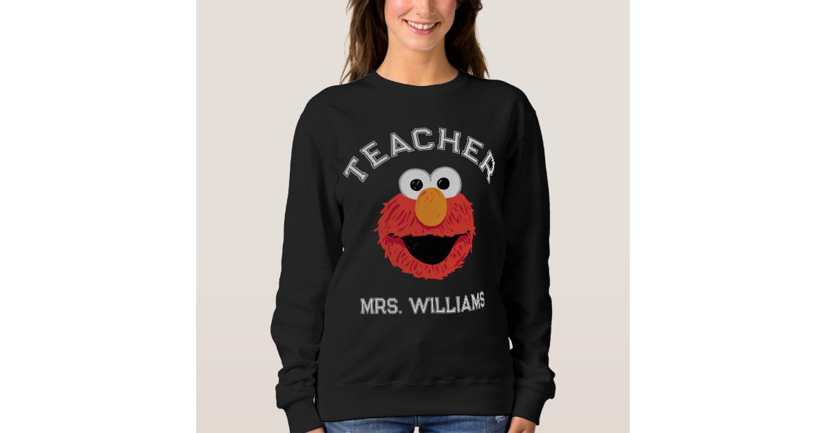 Sesame Street | Elmo Face Teacher Sweatshirt | Zazzle