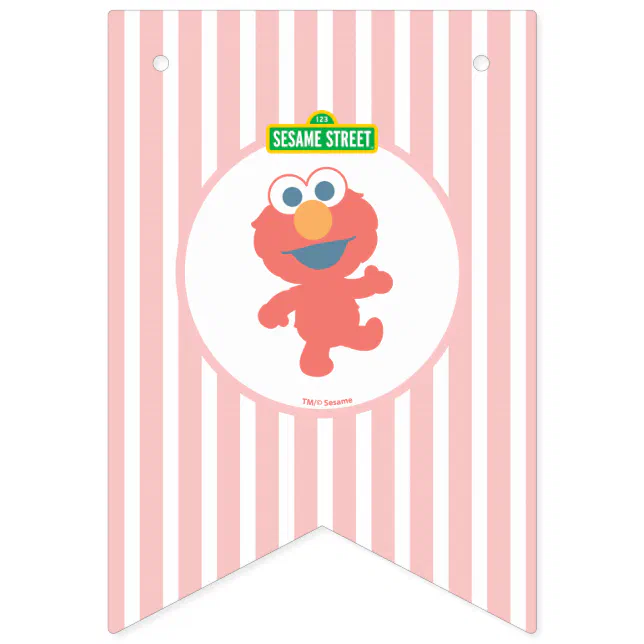 Sesame Street | Elmo - First Birthday Bunting Bunting Flags | Zazzle