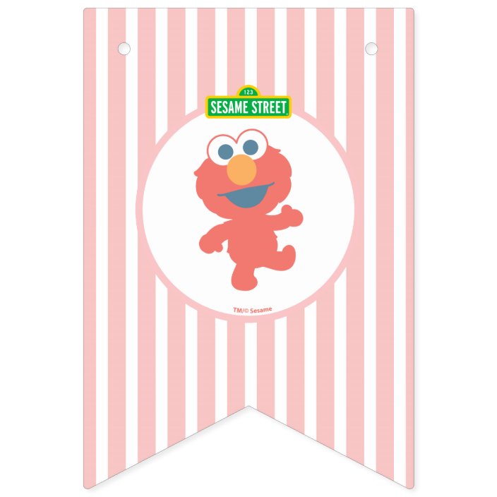 Sesame Street | Elmo - First Birthday Bunting Bunting Flags | Zazzle.com