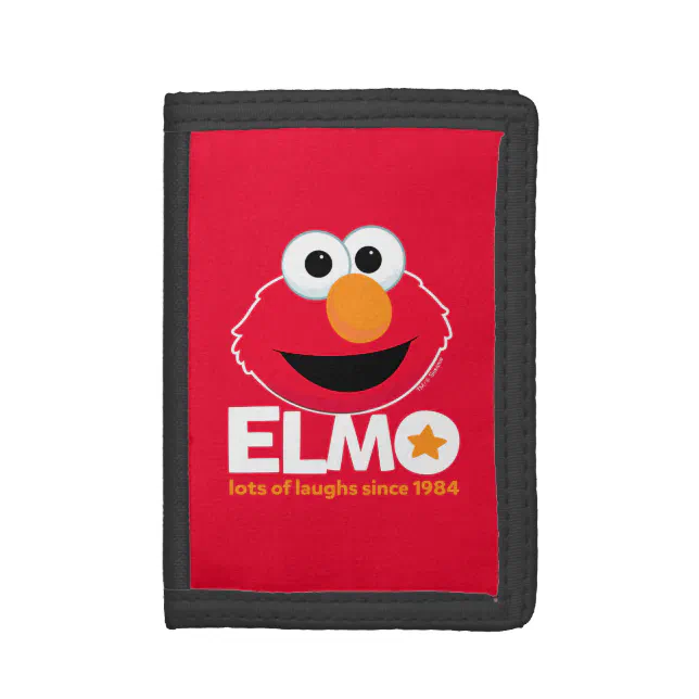 Sesame Street | Elmo Lots of Laughs Since 1984 Trifold Wallet | Zazzle