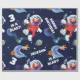 Sesame Street Elmo Outer Space Birthday Pattern Wrapping Paper | Zazzle