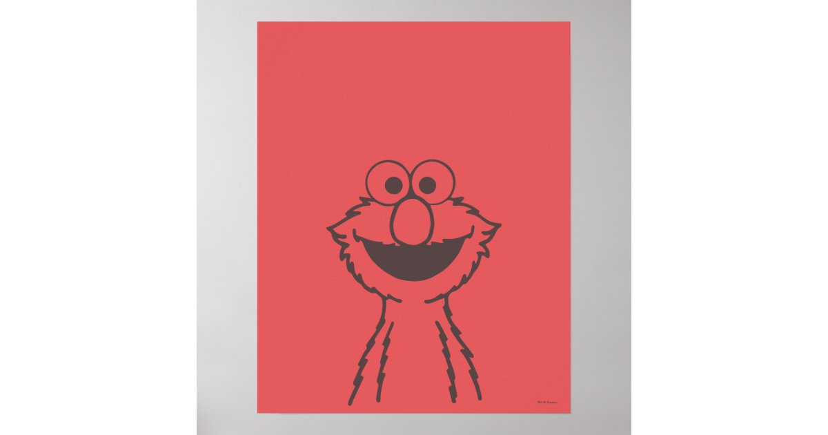 Sesame Street | Elmo Poster | Zazzle