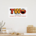 Sesame Street | Elmo - Second Birthday Poster | Zazzle