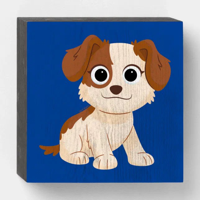 Sesame Street | Elmo's Puppy Tango Wooden Box Sign | Zazzle