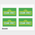 Sesame Street | Full Color Logo Rectangular Sticker | Zazzle