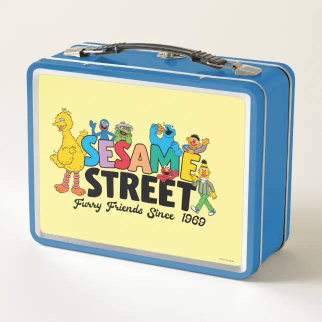 Sesame Street | Furry Friends Since 1969 Metal Lunch Box | Zazzle