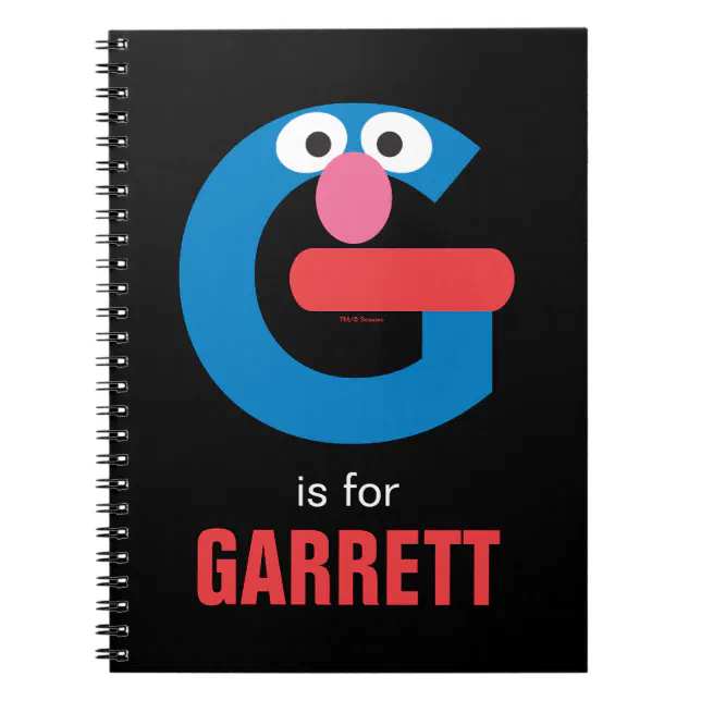 Sesame Street | G is for Grover Notebook | Zazzle