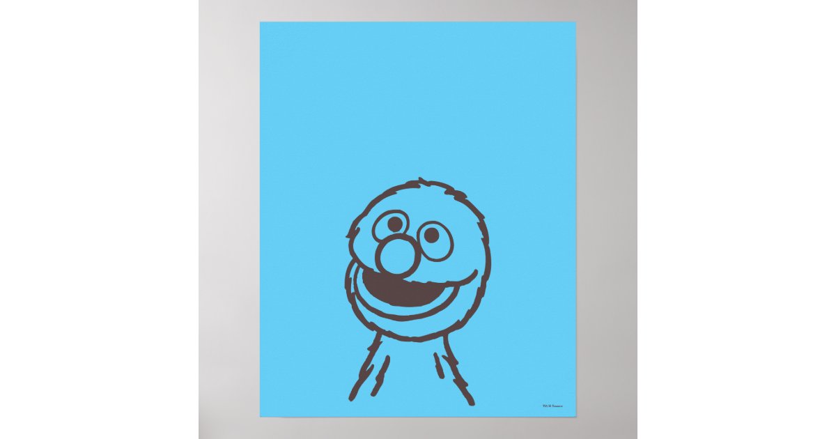 Sesame Street | Grover Poster | Zazzle