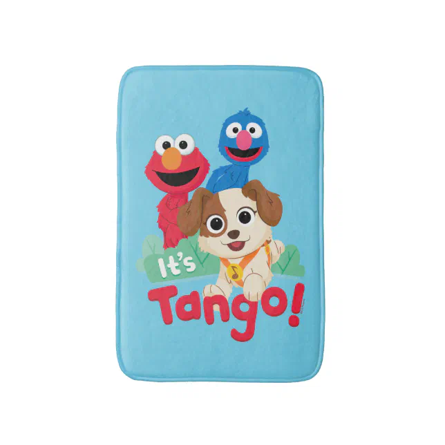 Sesame Street | It's Tango With Elmo & Grover Bath Mat | Zazzle