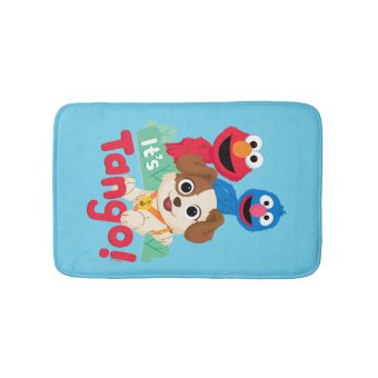 Sesame Street | It's Tango With Elmo & Grover Bath Mat | Zazzle